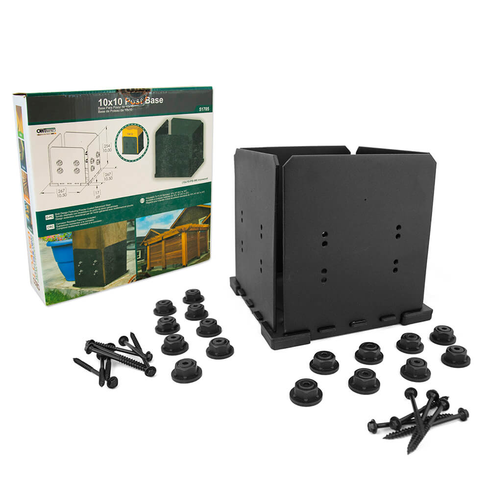 10x10 Ironwood Post Base - OZCO Building Products