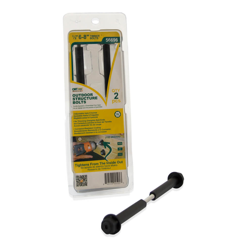 1/2 in. x 6 - 8 in. OWT Timber Bolts - OZCO Building Products