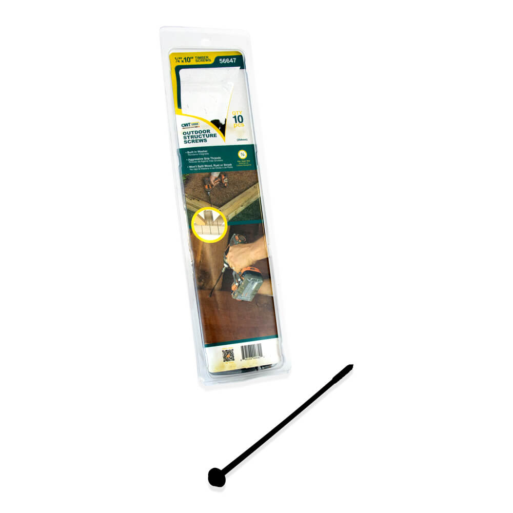 1/4 in. x 10 in. OWT Timber Screws - OZCO Building Products