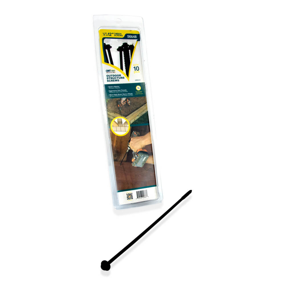1/4 in. x 12 in. OWT Timber Screws - OZCO Building Products