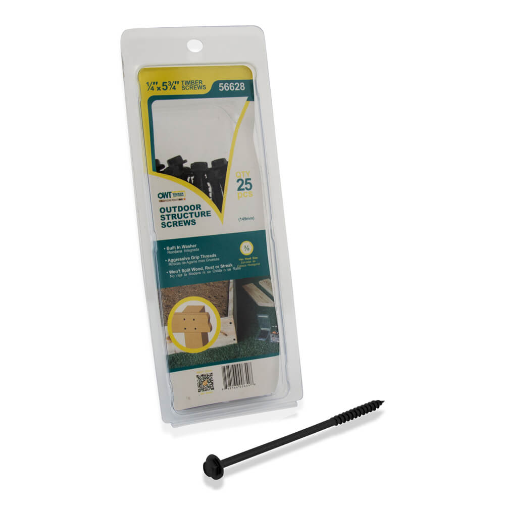 1/4 in. x 5-3/4 in. OWT Timber Screws - OZCO Building Products