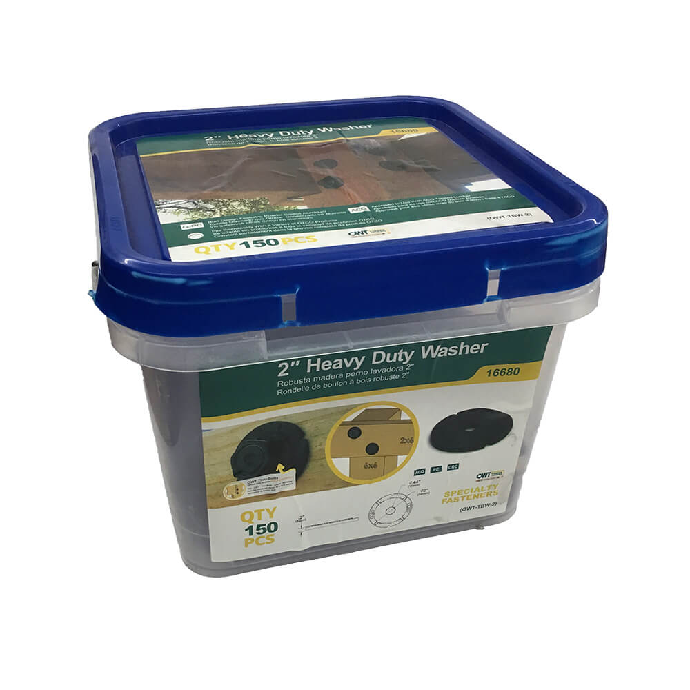 2 in. Heavy Duty Timber Bolt Washer (150PK) - OZCO Building Products