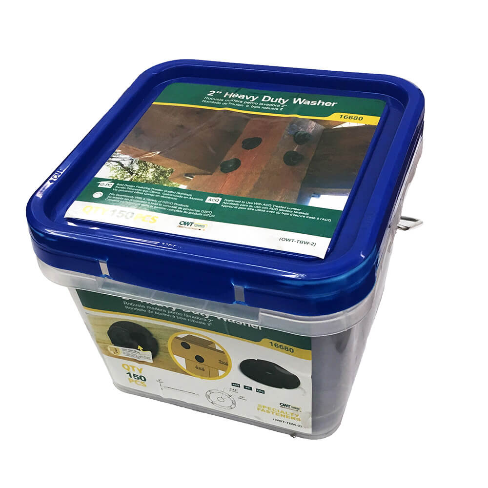 2 in. Heavy Duty Timber Bolt Washer (150PK) - OZCO Building Products