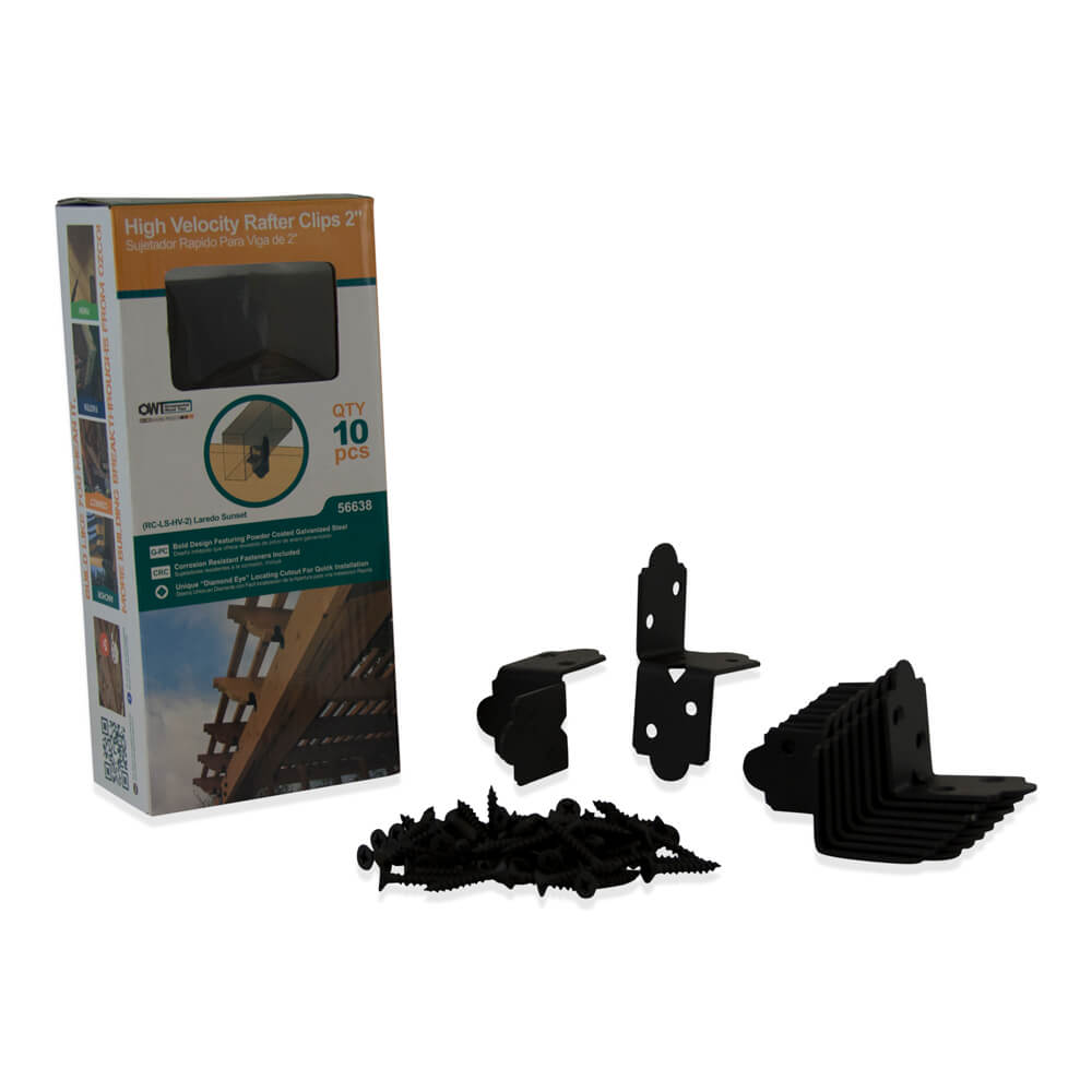 2-in. Laredo Sunset High-Velocity Rafter Clips - OZCO Building Products