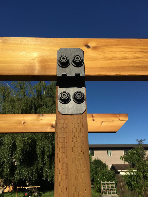 4 in. Post to Beam Ironwood - OZCO Building Products