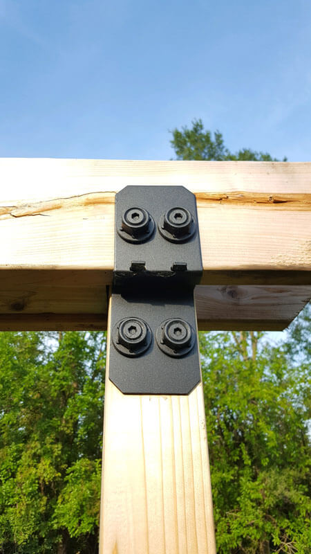 4 in. Post to Beam Ironwood - OZCO Building Products