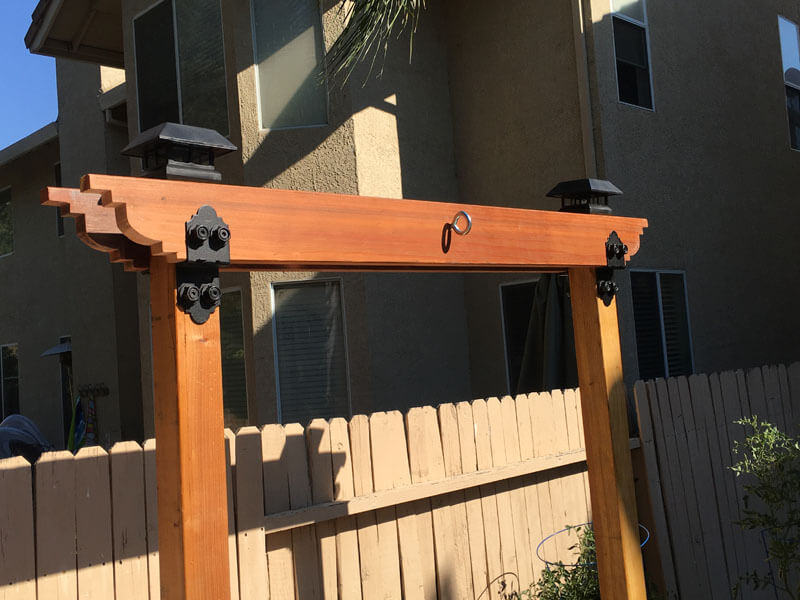4 in. Post To Beam Post Laredo Sunset - OZCO Building Products