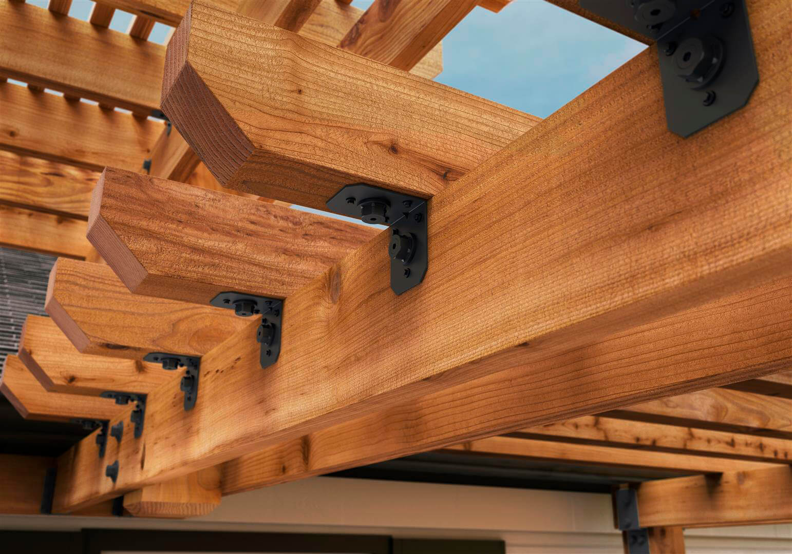 4 in. Rafter Clips Ironwood - OZCO Building Products