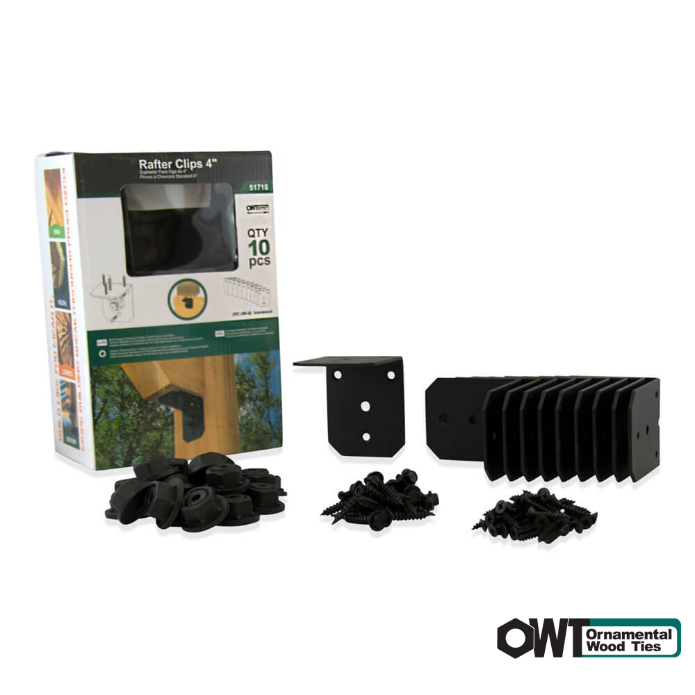 4 in. Rafter Clips Ironwood - OZCO Building Products