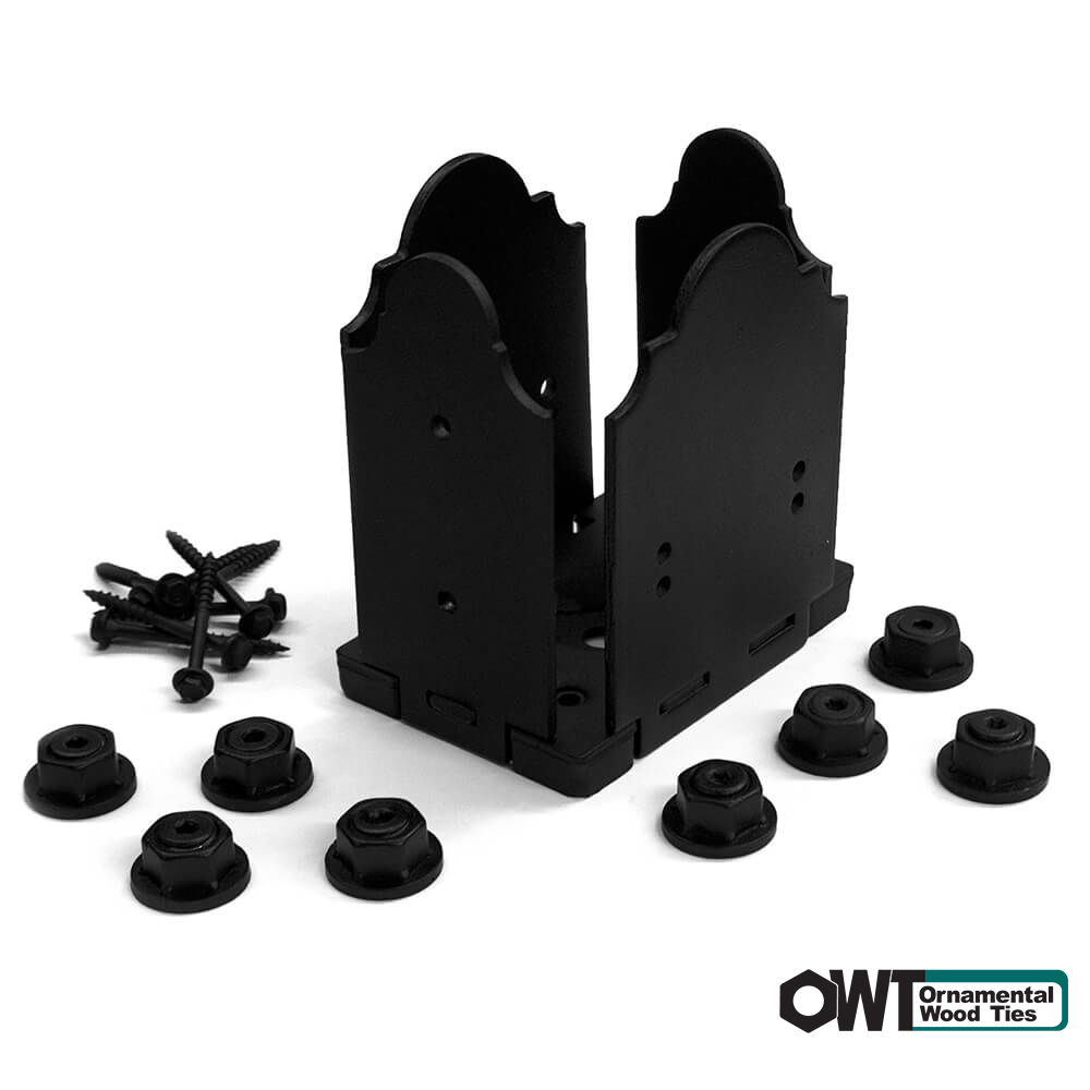 4x6 Laredo Sunset Post Base - OZCO Building Products