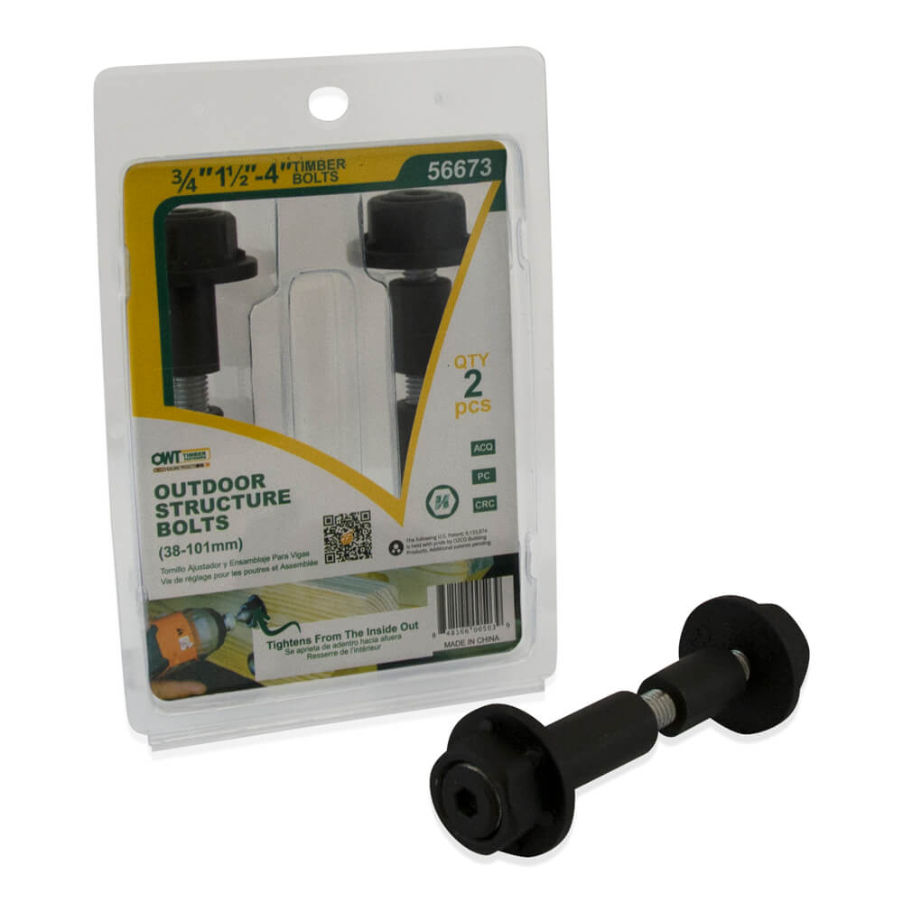 3/4 in. x 1-1/2 - 4 in. OWT Timber Bolts - OZCO Building Products