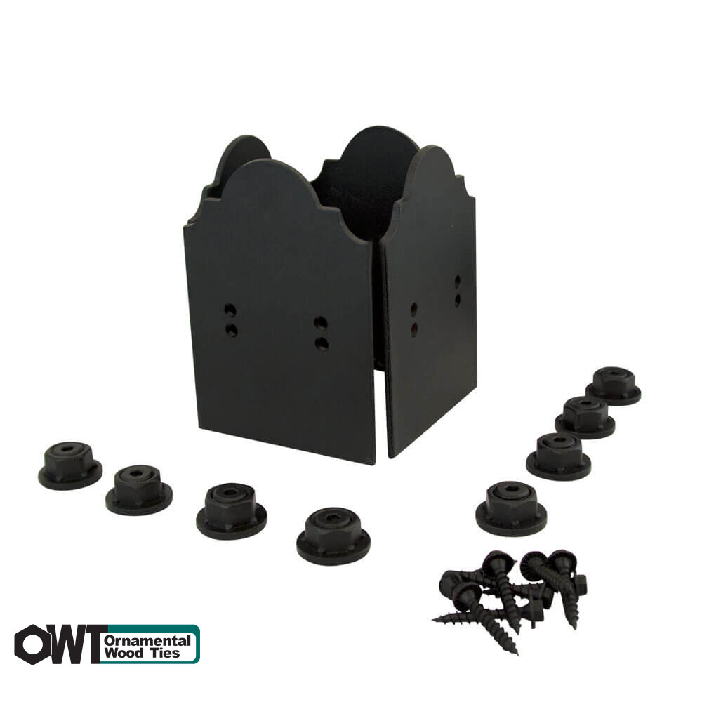 6x6 Laredo Sunset Faux Post Base Plates - OZCO Building Products