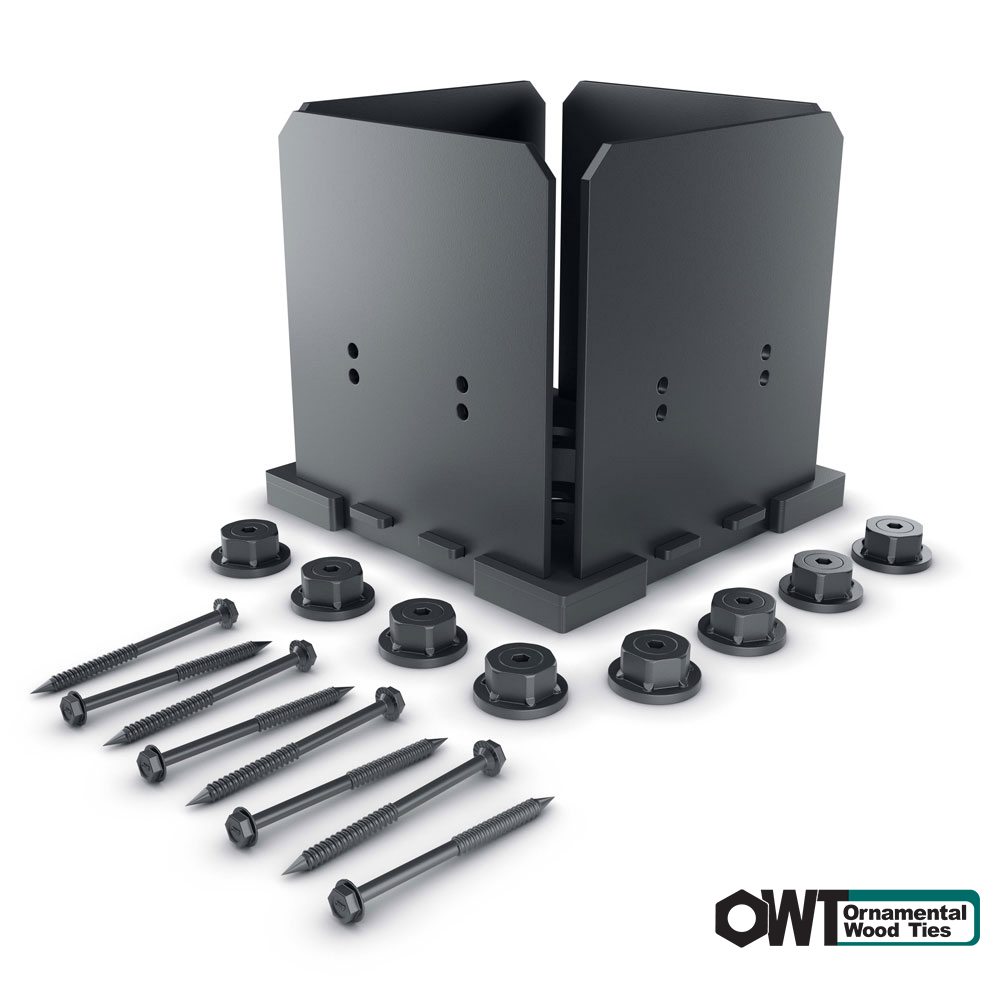 8x8 Ironwood Post Base - OZCO Building Products
