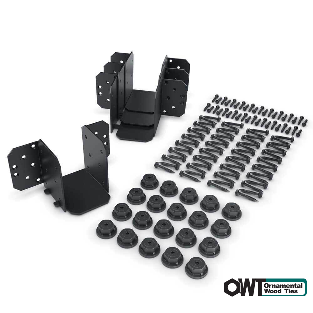 Beam Hanger Flush 6 in. - 8 in. Ironwood - OZCO Building Products