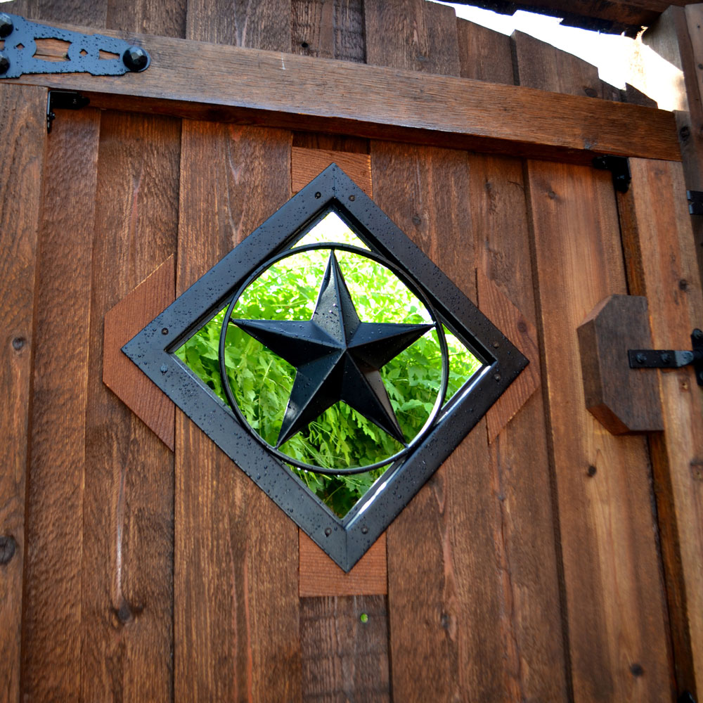 15¼ in. x 15¼ in. Star Ornament Gate Accent - OZCO Building Products
