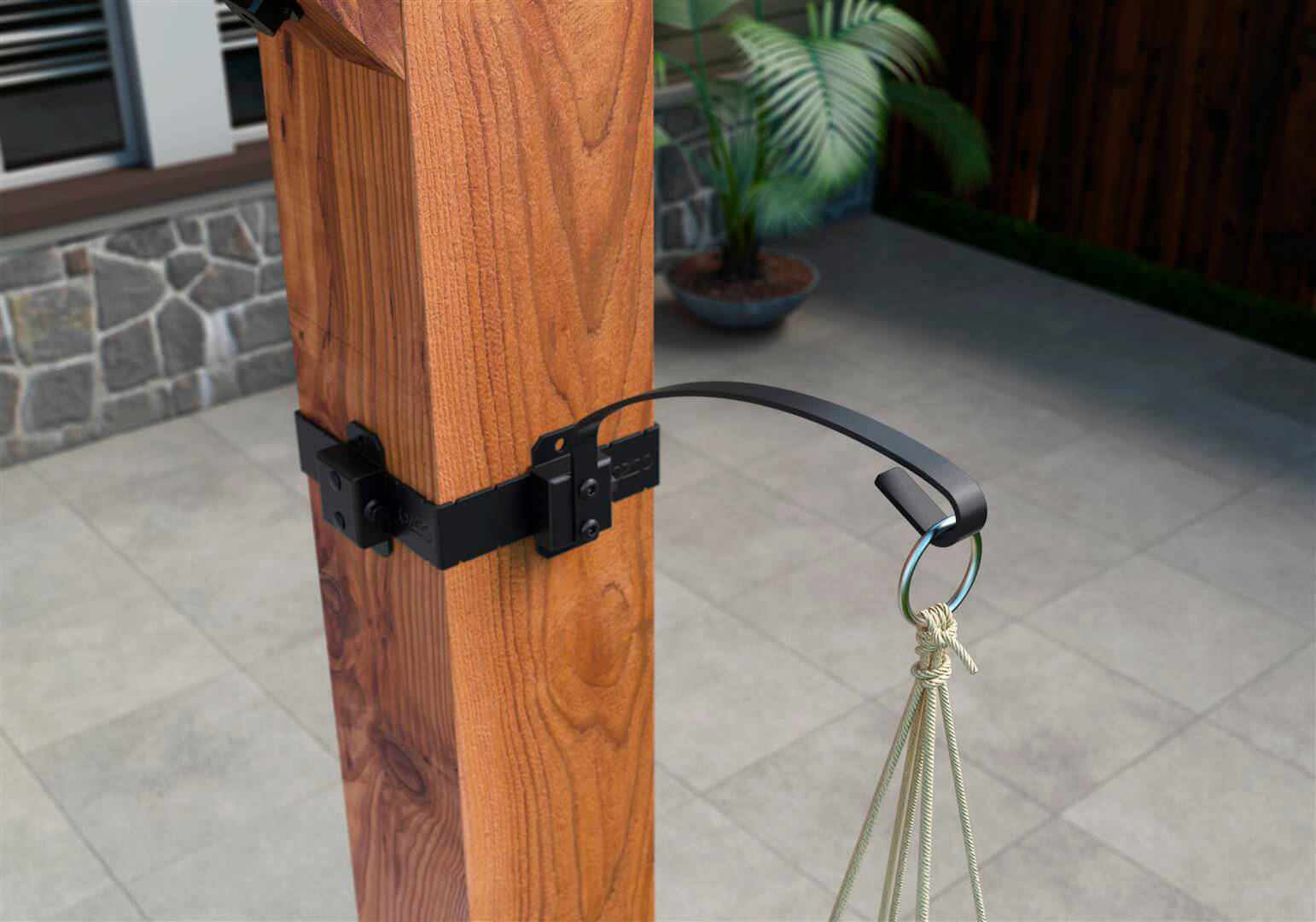 Plant Hanger Hook Post Band Accessory - OZCO Building Products