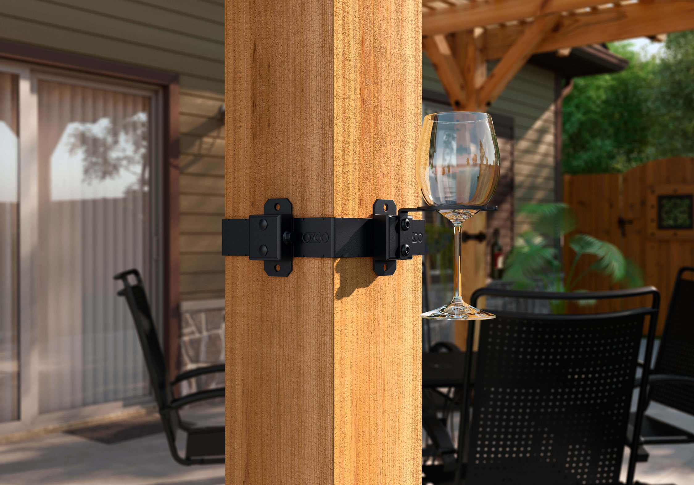Wine Glass Holder Post Band Accessory - OZCO Building Products